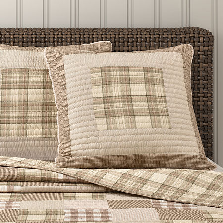 Click here for Piper & Wright Mayfair Quilted Sham  European - Bl... prices