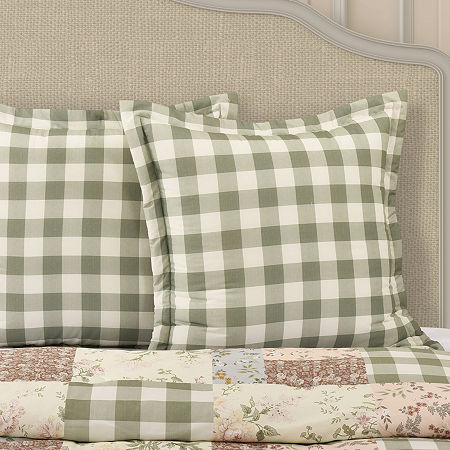 Click here for Piper & Wright Eloise Gingham Check Sham  European... prices