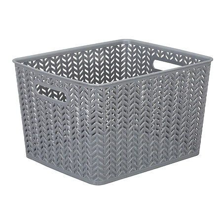 Click here for Kennedy International Gray Weave Storage Box  One... prices