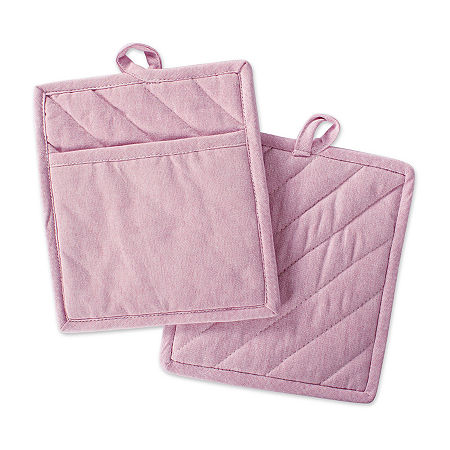 Click here for Design Imports Solid Chambray Kitchen 2-pc. Pot Ho... prices