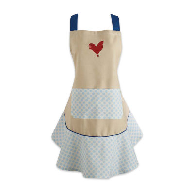 Design Imports Red Rooster Ruffle Apron, Color: Red - JCPenney