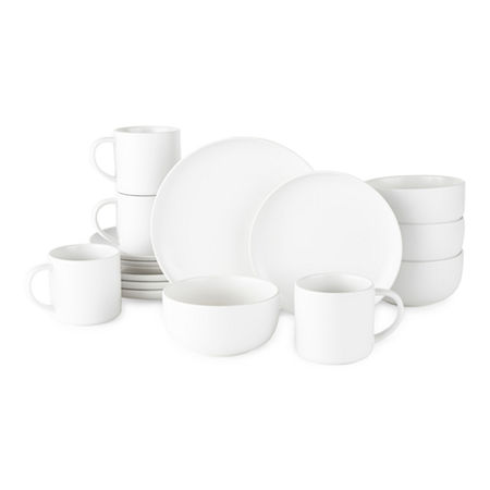 Click here for Loom + Forge Ren 16-pc. Stoneware Dinnerware Set... prices