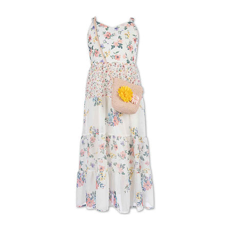 Click here for Speechless Little Girls Sleeveless Floral Maxi Dre... prices