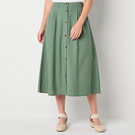 Click here for St. Johns Bay Womens Tall Midi A-Line Skirt  Xx-la... prices