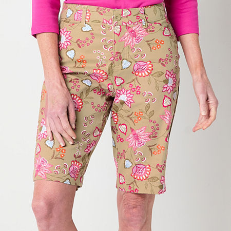 Click here for St. Johns Bay Womens 12 Mid Rise - Tall Bermuda Sh... prices