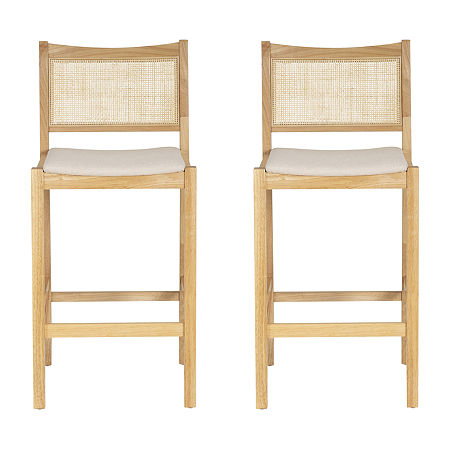 Click here for Beymer 1 Pair Bar Stool  One Size  White prices