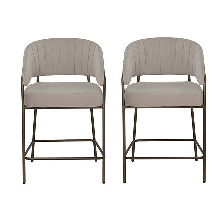Click here for Kinneloa 1 Pair Counter Height Bar Stool  One Size... prices