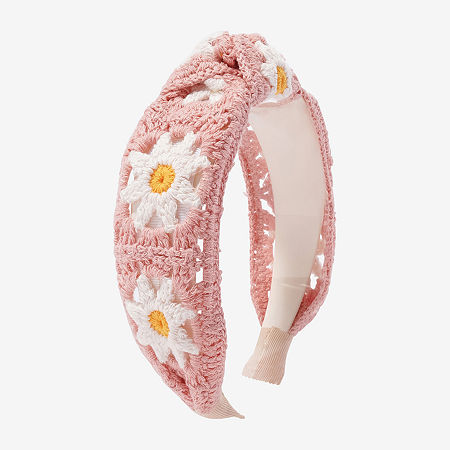 Click here for Arizona Floral Crochet Headband  One Size  Pink prices