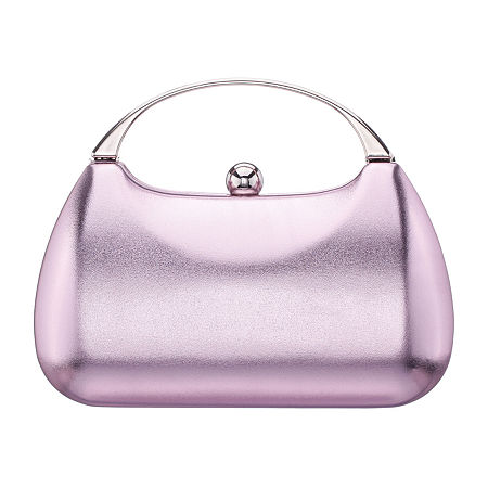 Click here for N By Nina Curved Metallic Minaudiere Evening Bag... prices