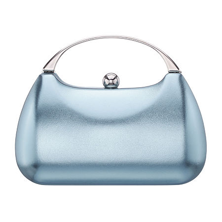 Click here for N By Nina Curved Metallic Minaudiere Evening Bag... prices