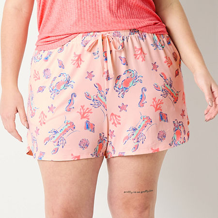 Click here for Sleep Chic Womens Plus Pajama Shorts  3x  Pink prices