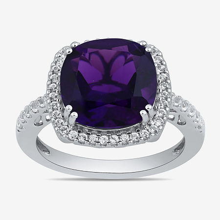 Click here for Womens Lab Created Purple Amethyst Sterling Silver... prices