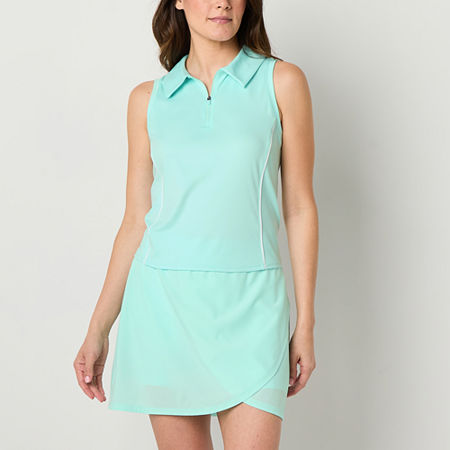 Click here for Xersion Everultra-Lite Womens Sleeveless Zip Polo... prices