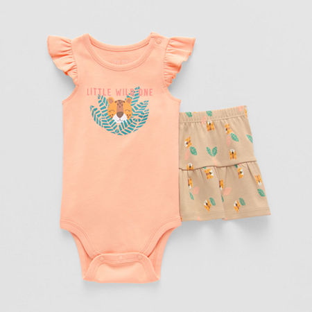 Click here for Okie Dokie Baby Girls 2-pc. Skirt Set  Nb-0m  Oran... prices