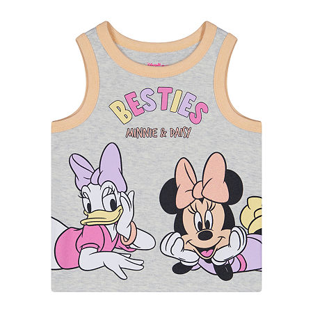Click here for Toddler Girls Round Neck Sleeveless Minnie Mouse T... prices