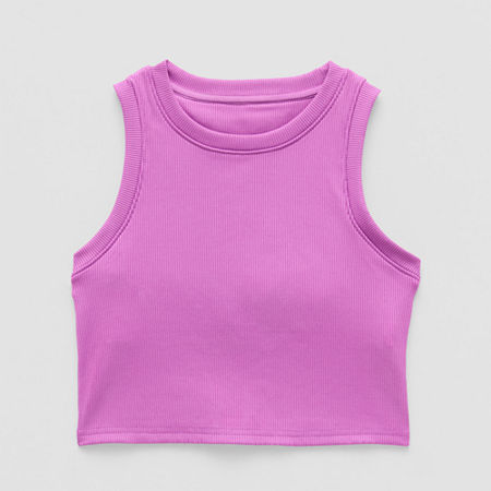Click here for Xersion Ribbed Little & Big Kid Girls Long Line Br... prices