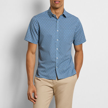 Click here for Van Heusen Everyday Defense Stain Shield Mens Shor... prices