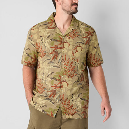 Click here for mutual weave Mens Short Sleeve Big and Tall Camp S... prices