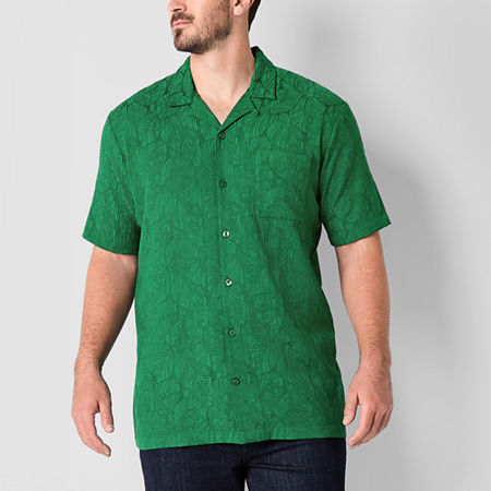 Click here for Shaquille ONeal XLG Mens Jacquard Camp Short Sleev... prices