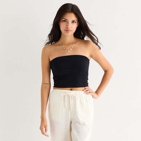 Click here for Arizona Womens Juniors Tube Top  Large  Black prices