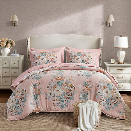 Click here for Madison Park Essentials Heather Vintage Floral 5-P... prices