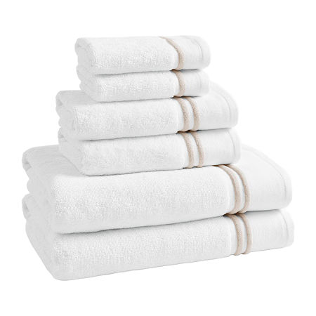 Click here for Madison Park Roan Border 6-pc. Quick Dry Bath Towe... prices