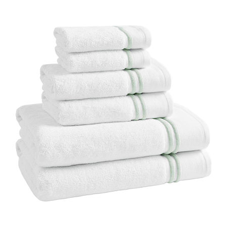 Click here for Madison Park Roan Border 6-pc. Quick Dry Bath Towe... prices