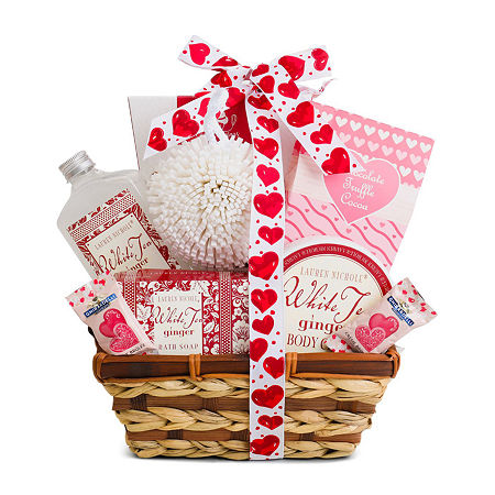 Click here for Alder Creek White Tea And Ginger Spa Basket Chocol... prices