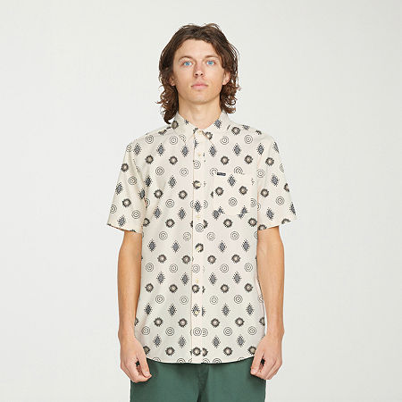 Click here for VOLCOM Mens Short Sleeve Regular Fit Button-Down S... prices