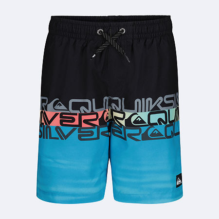 Click here for Quiksilver Big Kid Boys Swim Trunks  Small (8)  Bl... prices