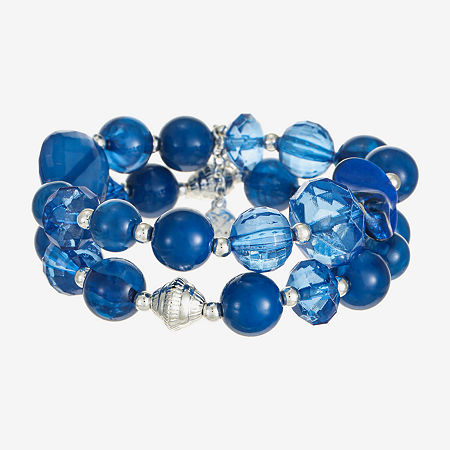 Click here for Mixit Womens 2-pc. Bracelet Set  One Size  Blue prices