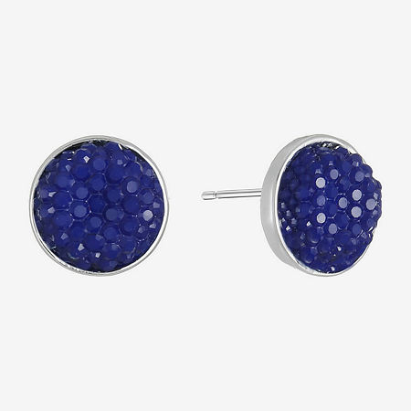 Click here for Mixit 12mm Stud Earrings  One Size  Blue prices