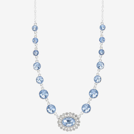Click here for Monet Jewelry Nk Womens Blue 18 Inch Collar Neckla... prices
