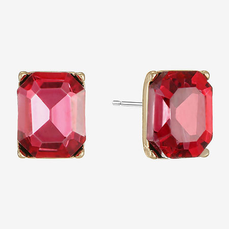 Click here for Monet Jewelry Pink Glass 10mm Stud Earrings  One S... prices