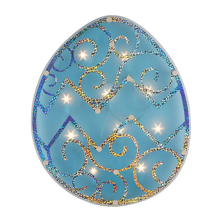 Click here for Northlight 12 Blue Lighted Egg Window Easter Windo... prices