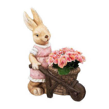 Click here for Northlight 19 Girl Rabbit Outdoor Ceramic Outdoor... prices