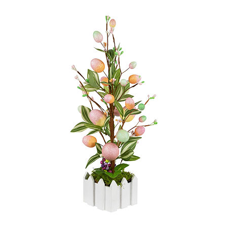 Click here for Northlight 18 Pink Artificial With Easter Eggs Ind... prices