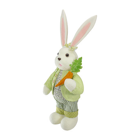 Click here for Northlight 20 White And Green Standing Rabbit East... prices