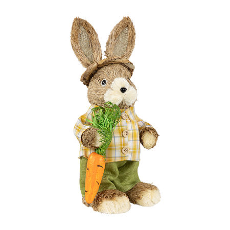 Click here for Northlight 14 Brown And Yellow Rustic Boy Rabbit W... prices