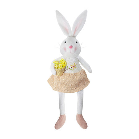 Click here for Northlight 24 White And Pink Girl Bunny Rabbit And... prices