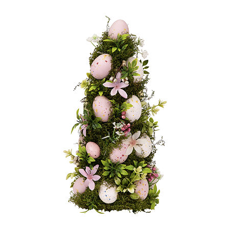 Click here for Northlight 14 Pink And White Floral And Foliage Eg... prices