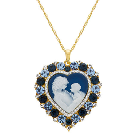 Click here for Womens Simulated Blue Crystal 14K Gold Over Silver... prices