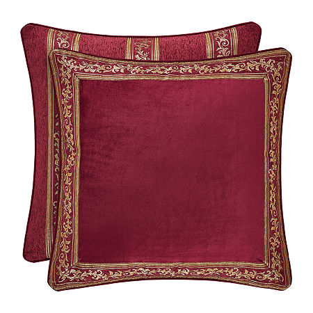 J Queen New York Maribella Sham  European - Crimson