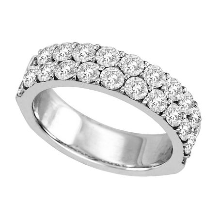 Click here for 2 CT.T.W. Natural Diamond Band 14K White Gold  9... prices
