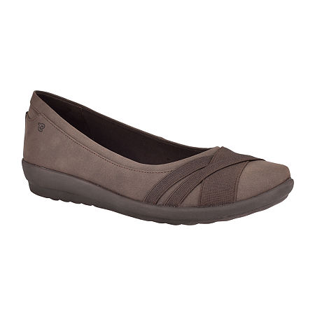 Click here for Easy Spirit Womens Acasia Slip-on Flats - Brown prices