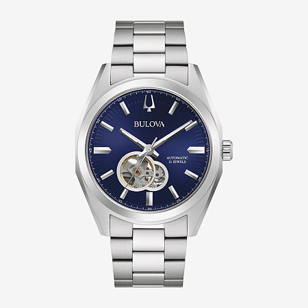Click here for Bulova Mens Automatic Surveyor Stainless Steel Bra... prices