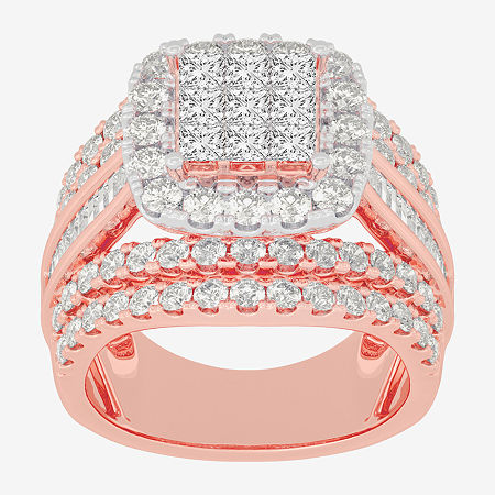 Click here for Womens 3 CT.T.W. Natural Diamond 10K Gold Cushion... prices