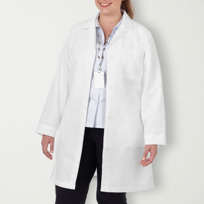 Meta Labwear 1964 37" Womens Plus Tall Long Sleeve Lab Coat, Color ...