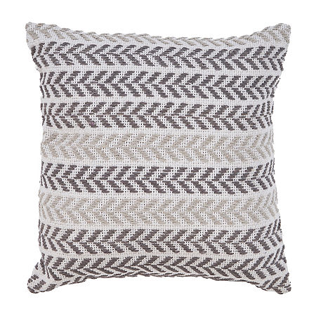 Click here for Lr Home Ash Sen Stripe Square Throw Pillow  One Si... prices