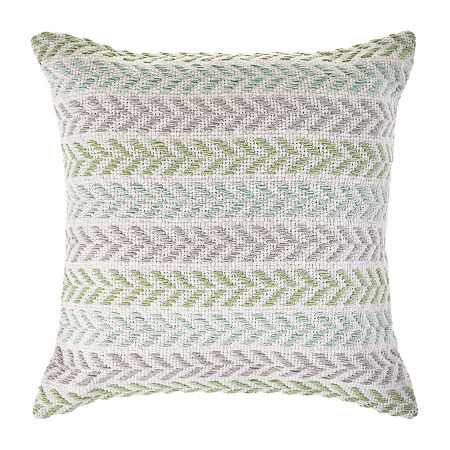 Click here for Lr Home Ash Sen Stripe Square Throw Pillow  One Si... prices